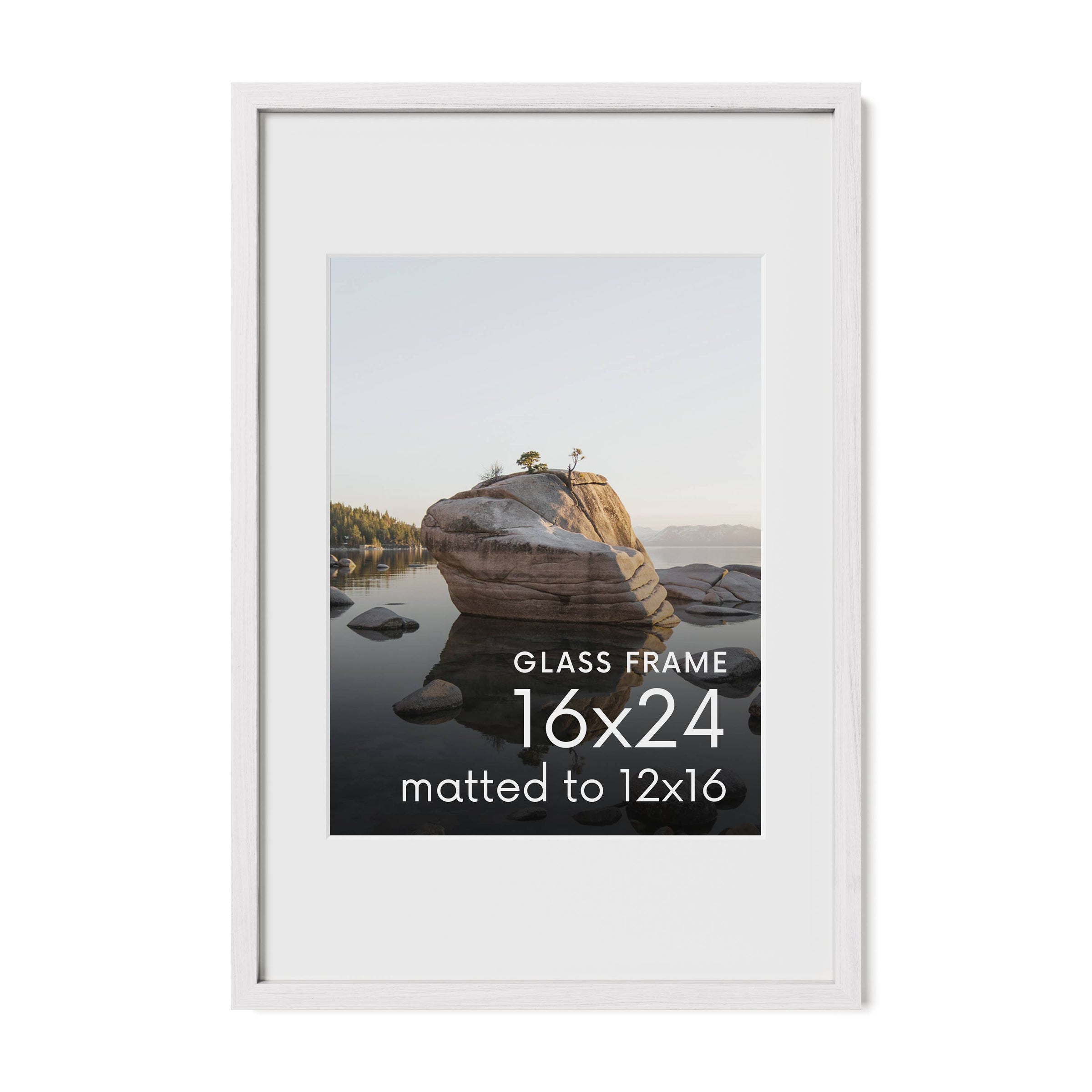 white oak poster frames